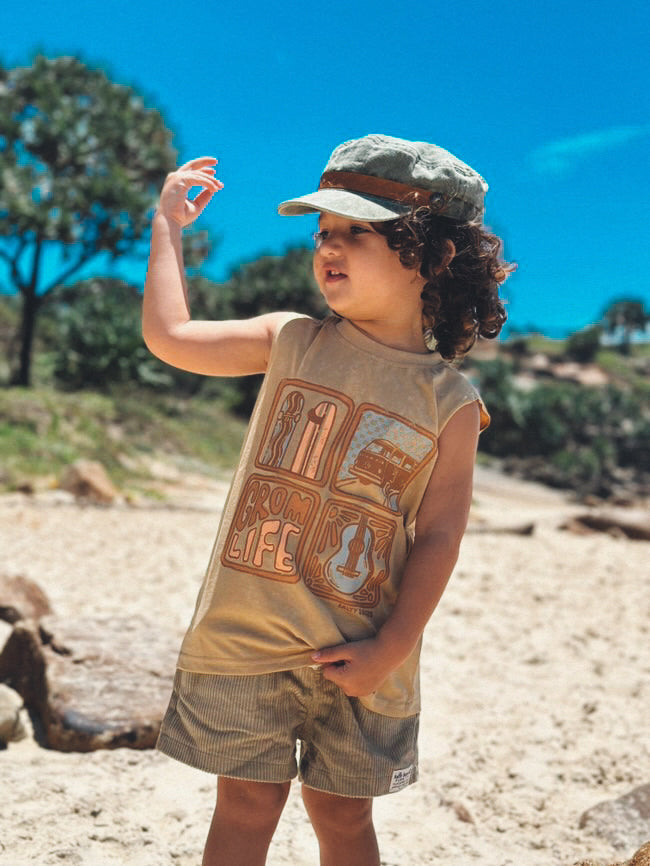 Grom life vintage wash Summer tank – Salty Shreds