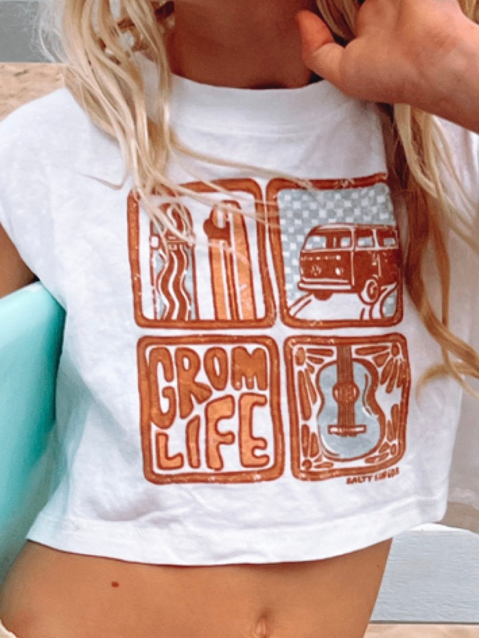 Grom life hemp skater tank - Girls – Salty Shreds