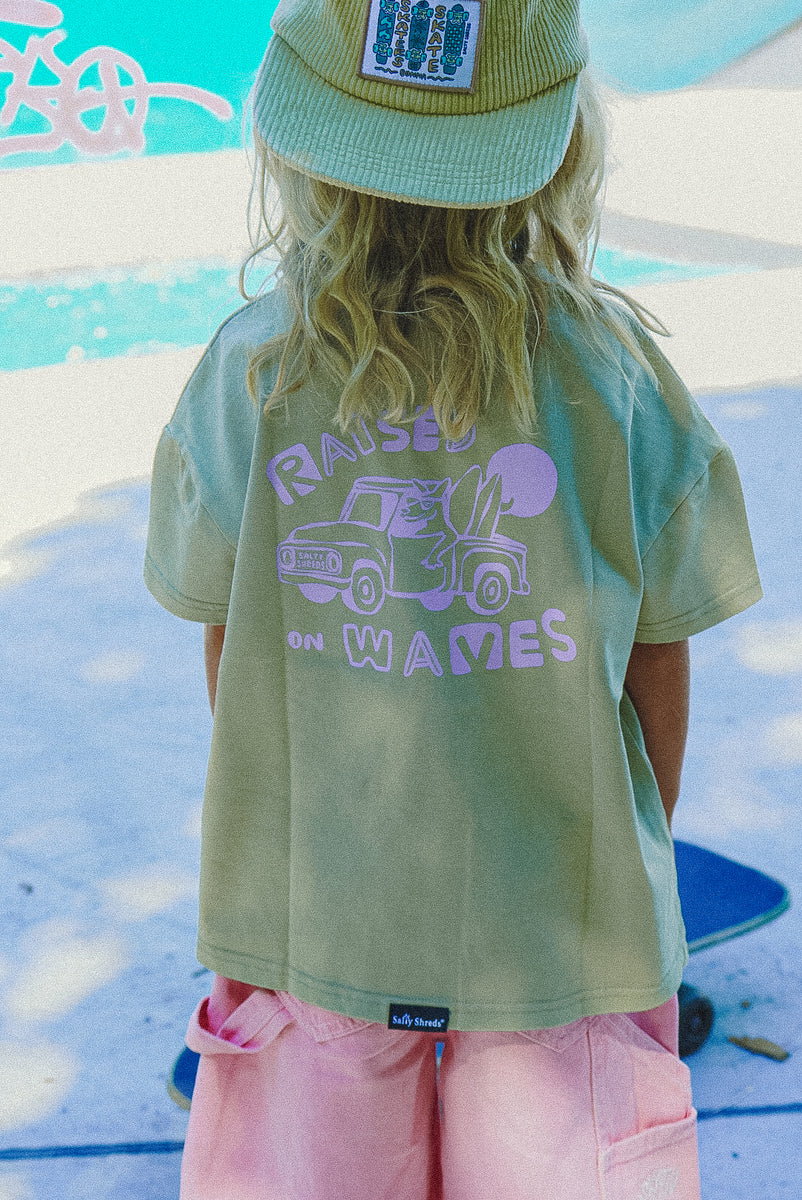 Raised on Waves Vintage Relaxed Tee - Groms – Salty Shreds